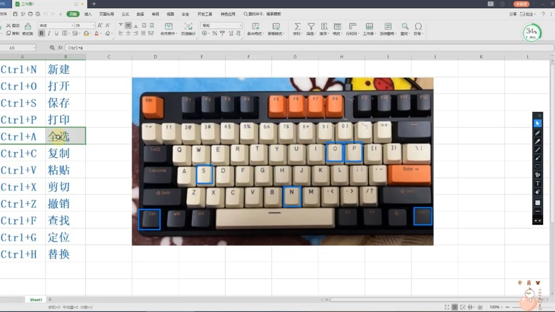 零基础学习电脑表格入门制作,office/wps/表格软件教学