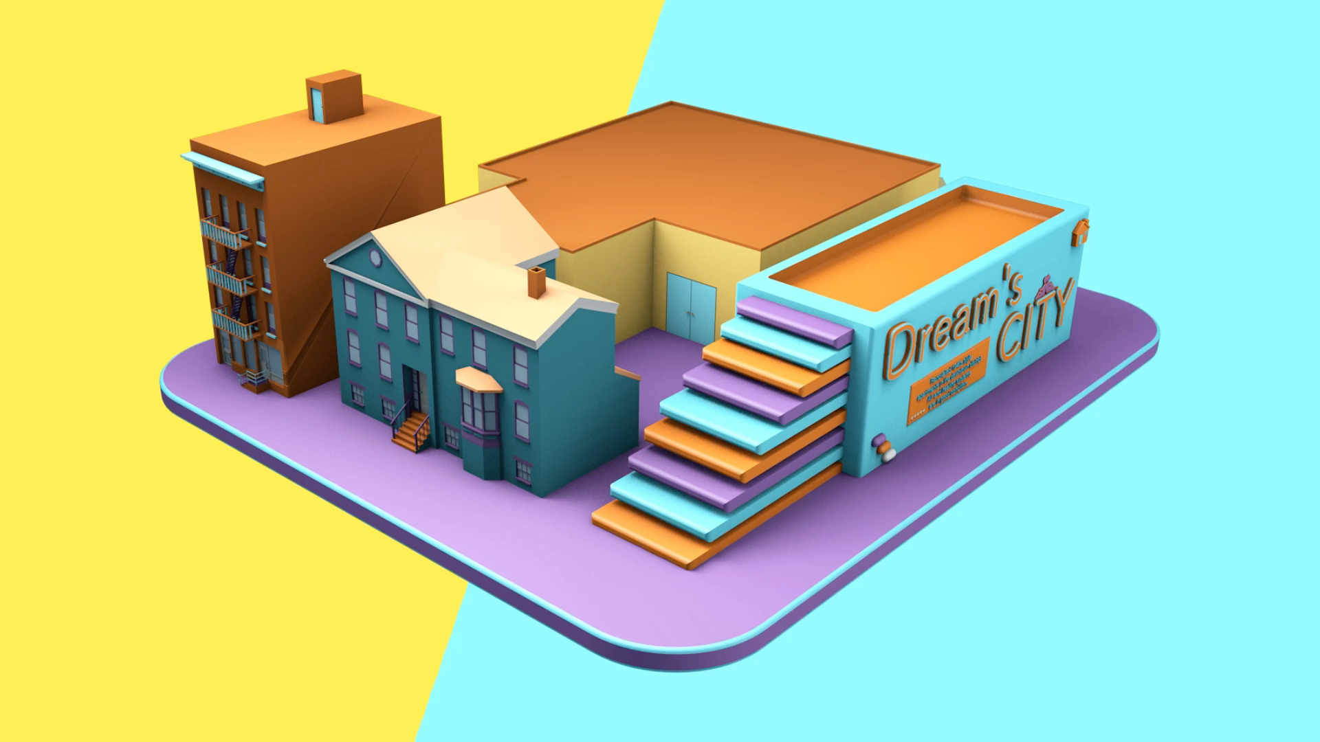 #C4D大作战#购买了小漠老师的C4D课程 学习第二节课的作业 当然小...