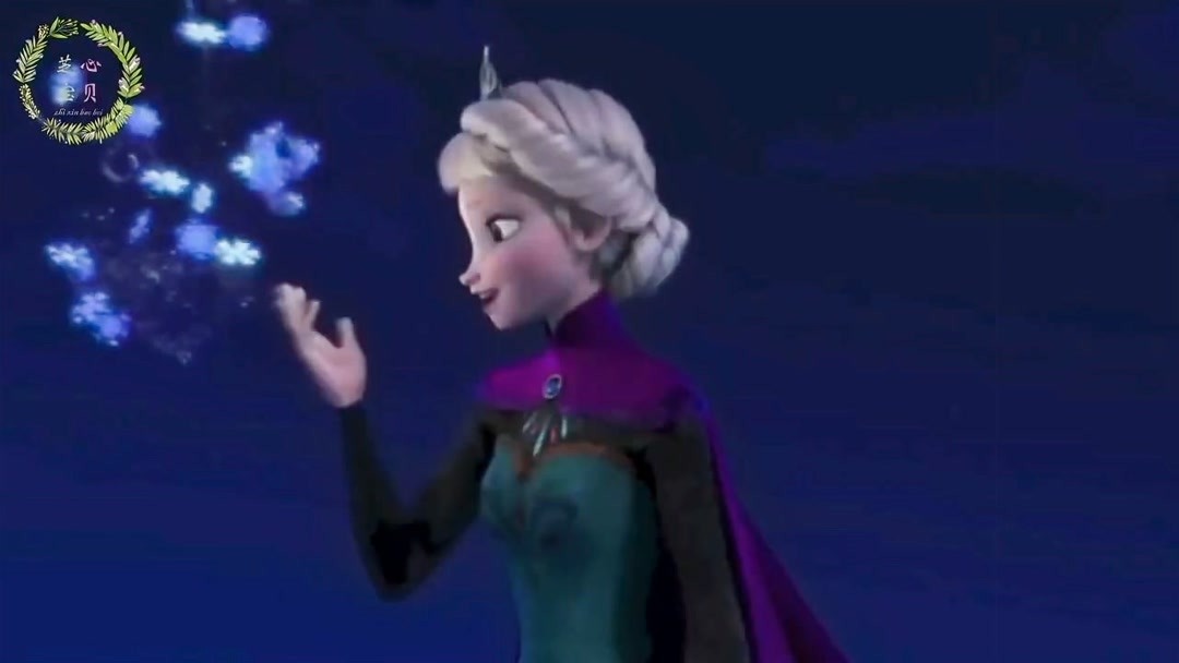 冰雪奇缘:艾莎公主唱Let it go!建造了冰雪城堡!