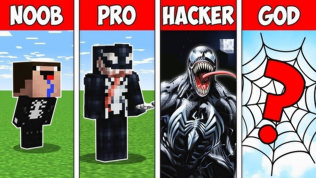 我的世界:教你拥有一套毒液装备,超级帅