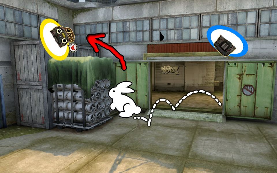 【CS:GO】用连跳把C4炸弹包传送回家