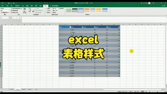 office办公软件excel表格样式
