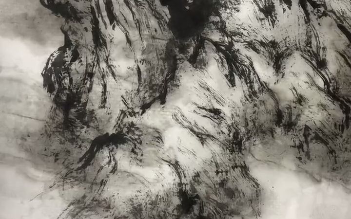 【水墨画】山水树木人物点景画法