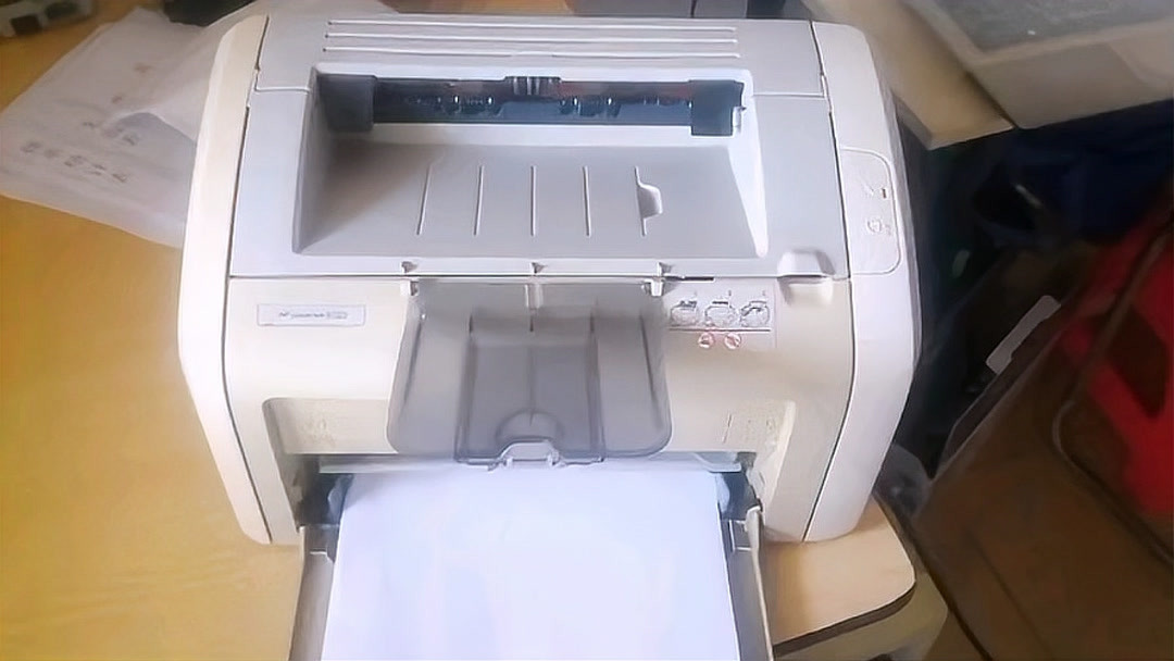 惠普1020打印机打印测试页