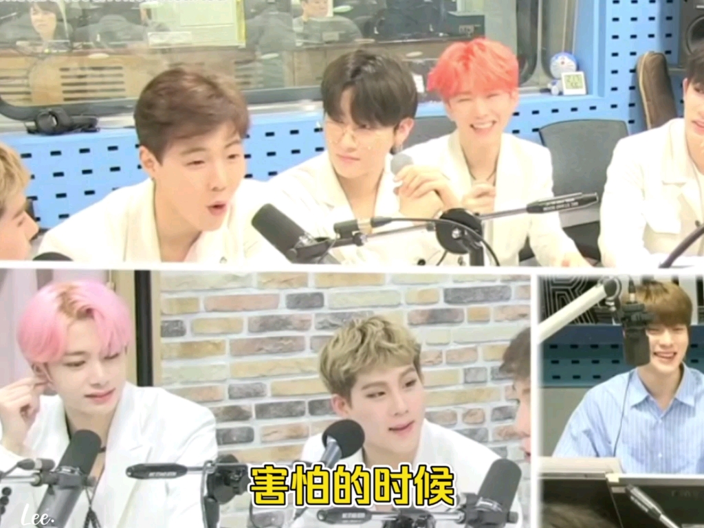 【MONSTA X】阿爸模仿馅儿看恐怖电影的反应