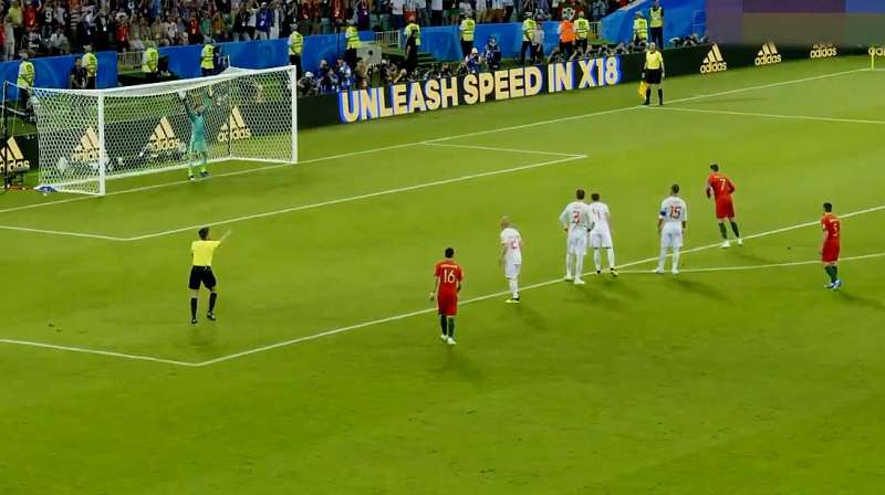 回顾18年世界杯,葡萄牙VS西班牙,C罗一人力挽狂澜!