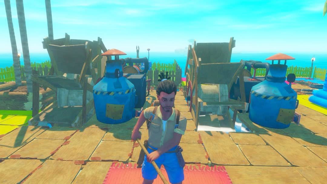 木筏求生:在木筏上装上两个引擎 这样我可以想去哪就去哪吗