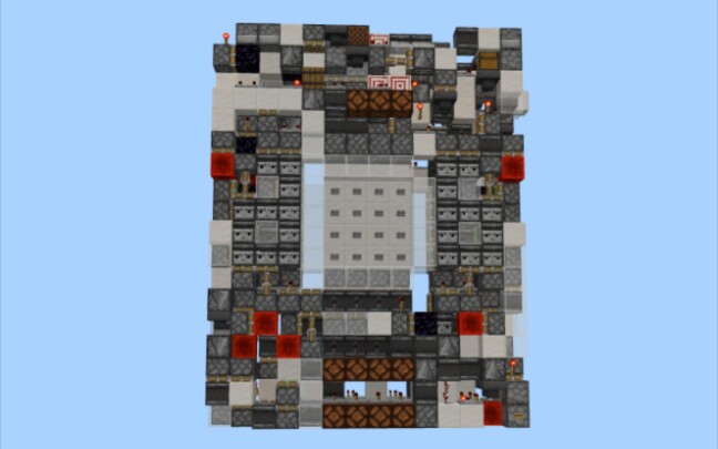 [MCBE] 随便按的4x4活塞门