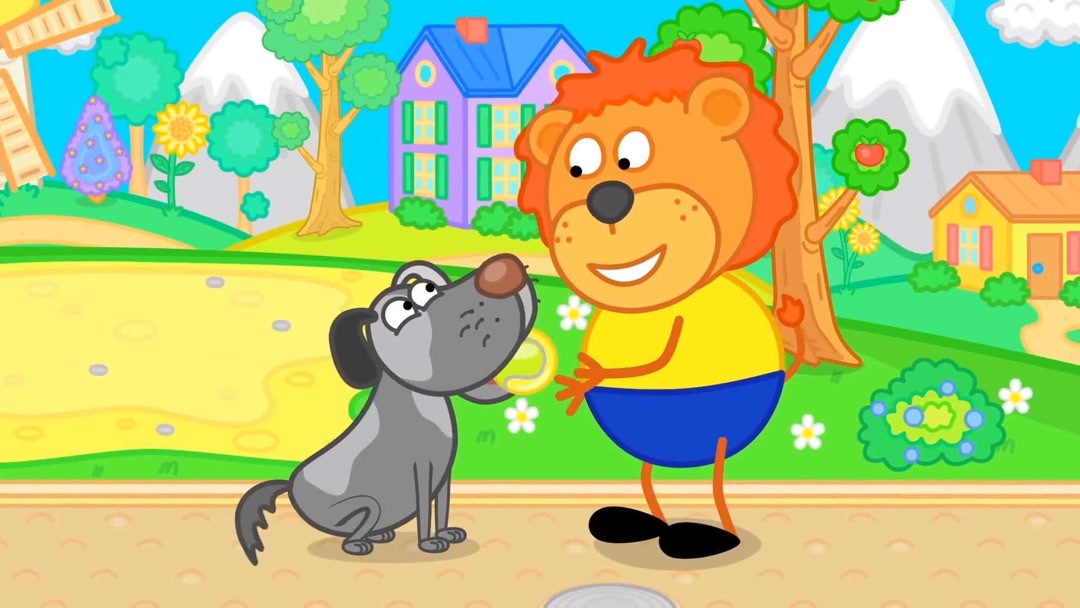 小狮子一家 第475集 小狮子和小狗狗