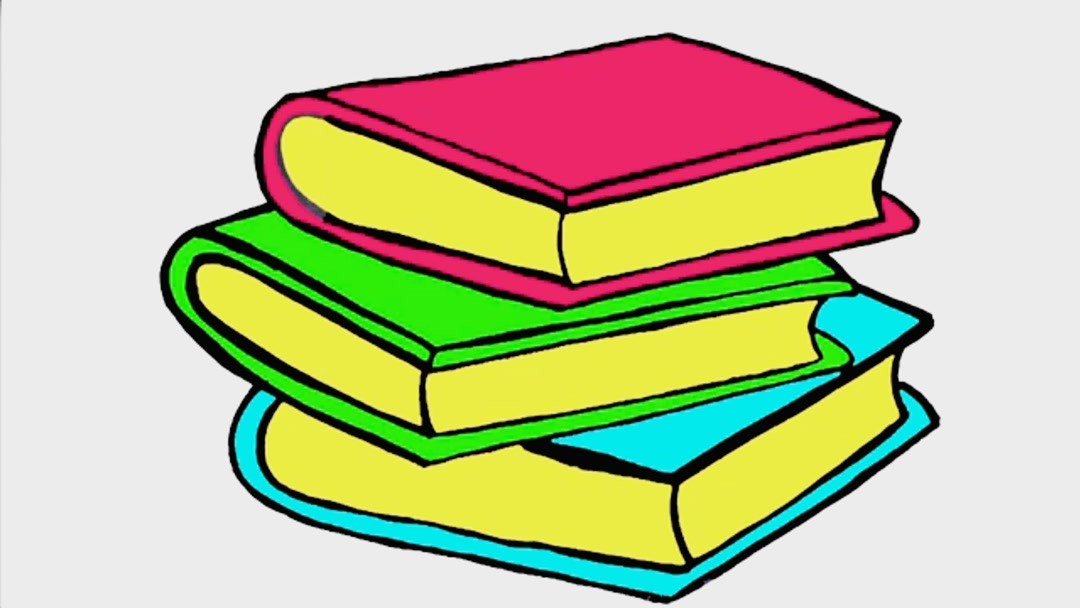 简笔画书本,教你轻松画一本书