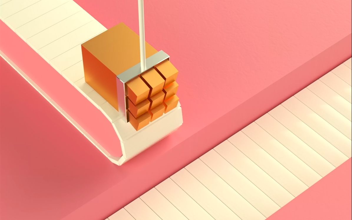 【满足强迫症]】C4D动力学和柔体结合循环动画