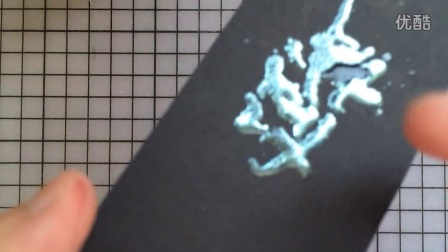 橡皮章 闪粉的使用方法
