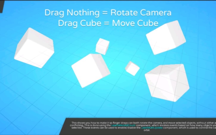 ...和演示场景。这些功能支持快速添加触摸控件至游戏 - 无需任何代码!