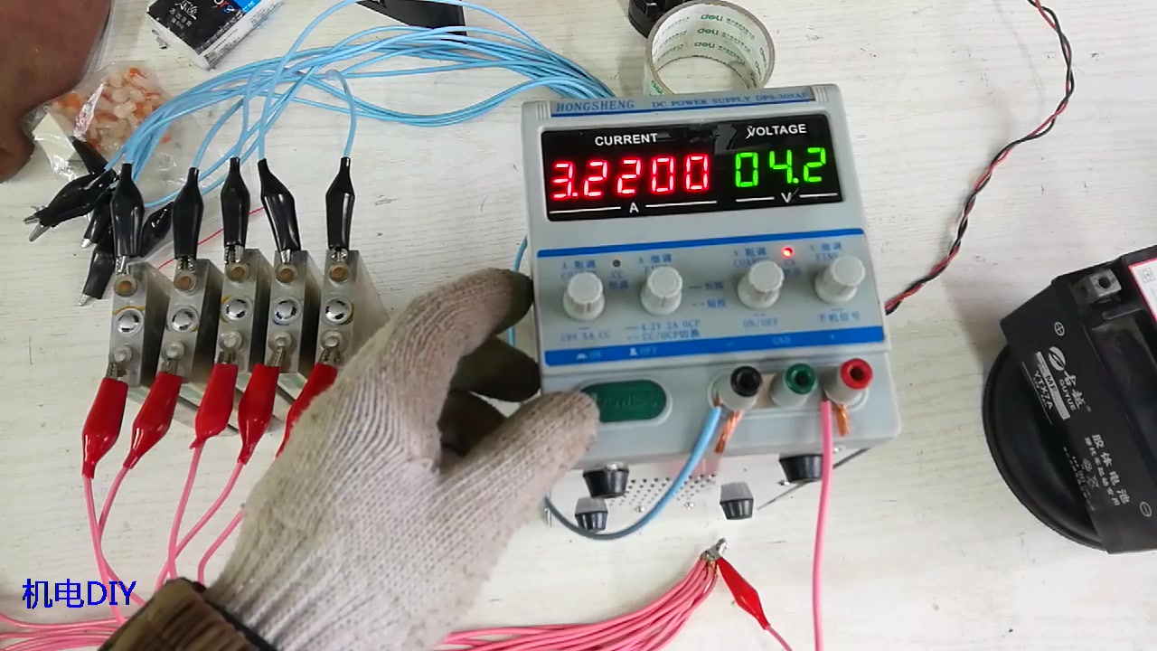 买了一组电动车报废锂电池!本想碰碰运气!一试容量真是报废的