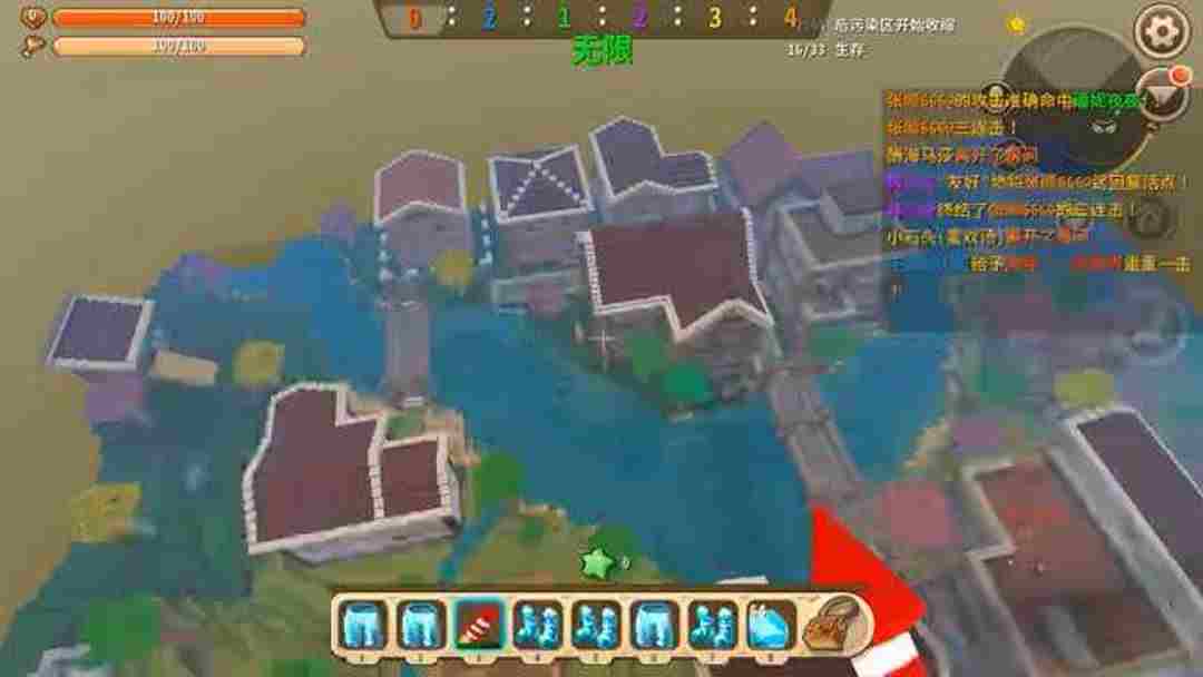 迷你世界半仙:半仙抢劫了空投飞机,转眼一看小伙伴们都倒地了!