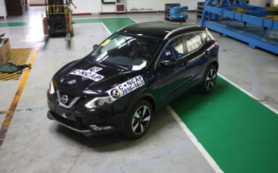 2016 东风 日产逍客 全面碰撞测试 cncap