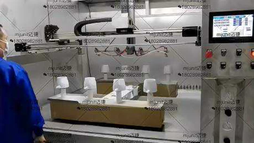 mjunit四头xyz三轴喷漆设备直线模组上料下料机械手同步带导轨