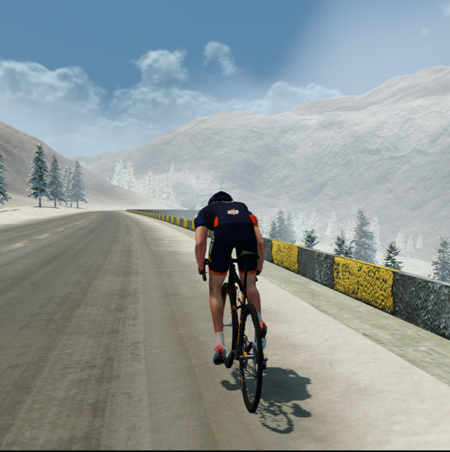 顽皮的小鹿在骑单车 