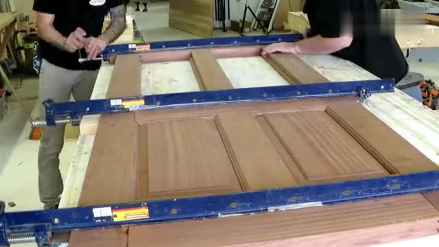 实木门机械加工生产制造及安装全过程