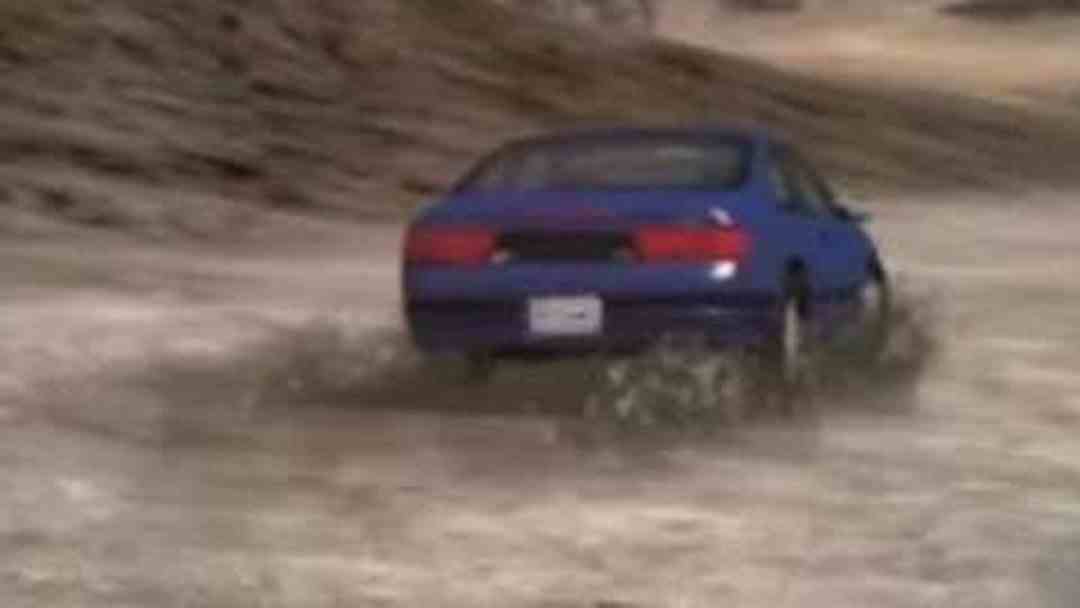 在泥泞的道路上,如箭一般狂飙的游戏小汽车是要去干什么呢?