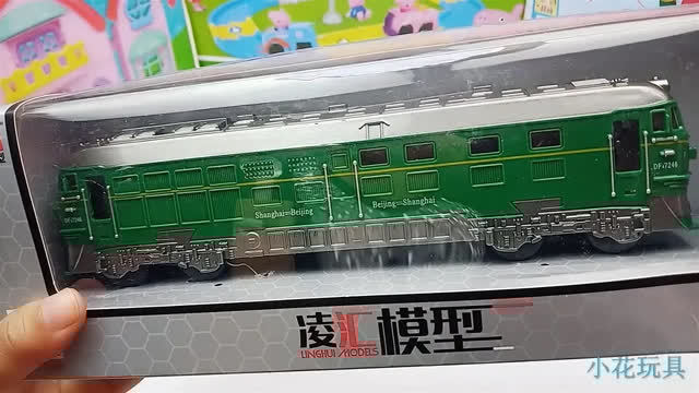 仿真绿皮小火车,模型玩具车