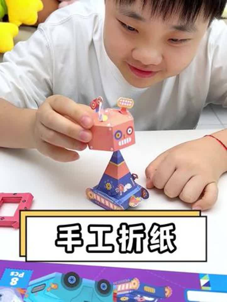 ...自己就可以制作的立体折纸手工,不用剪刀胶水,各种丰富可爱的造型,...