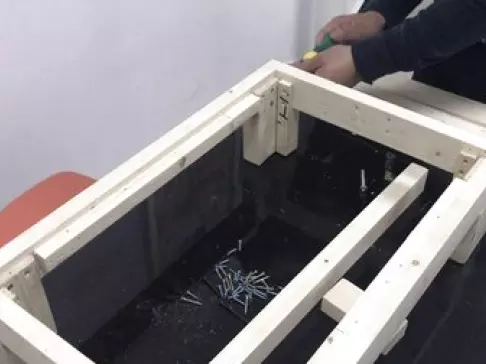 实木床1366款安装视频