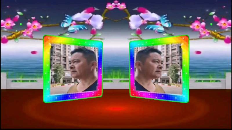 用P软件丶巧影自制相框旋转