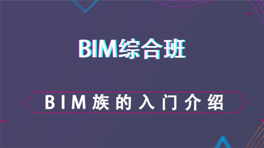 BIM族的入门介绍--BIM综合内容