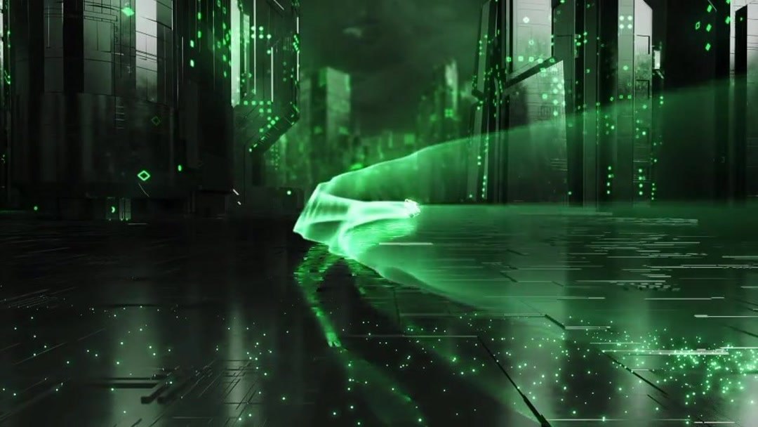 AE模板-未来派霓虹灯战车LOGO展示