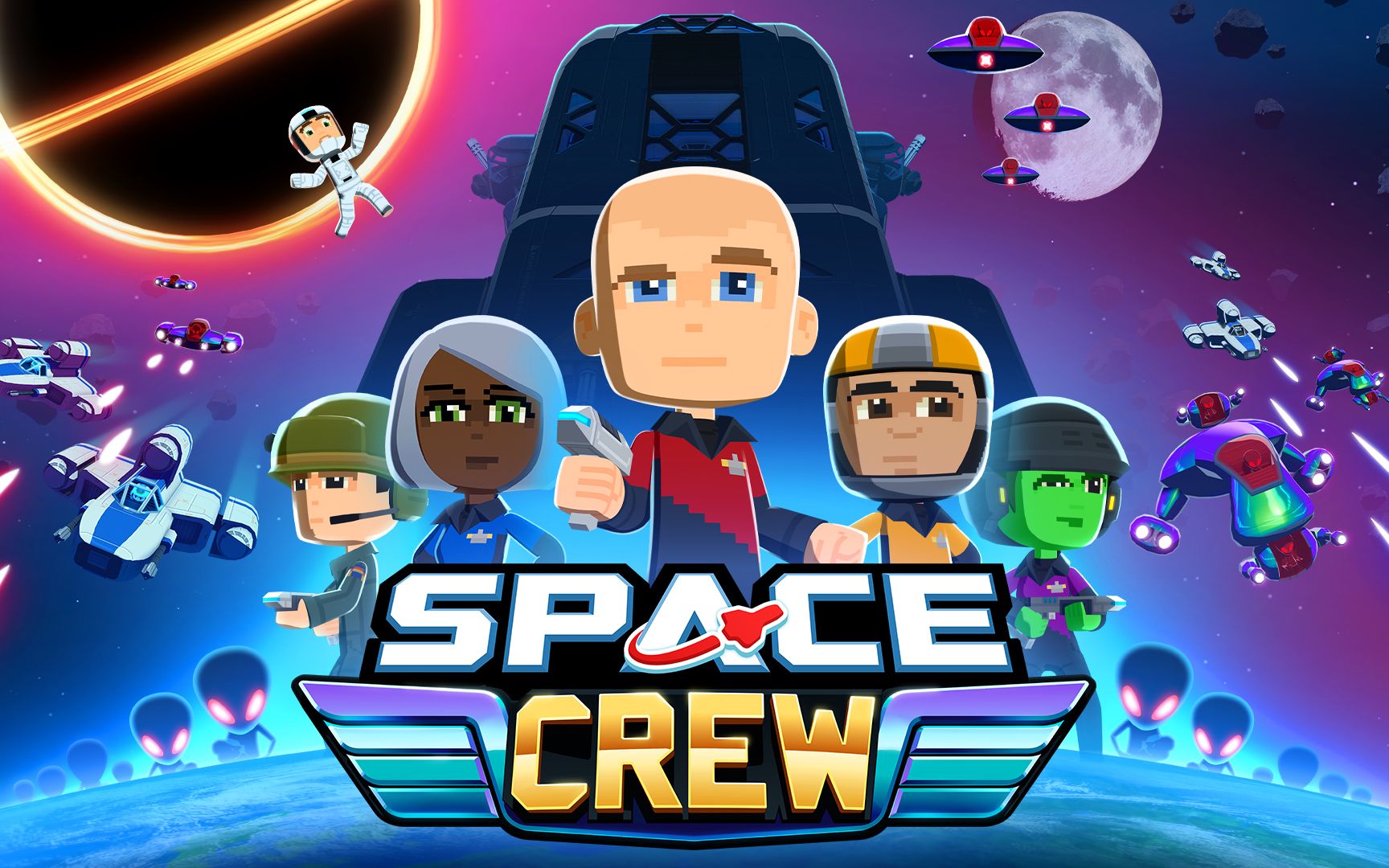 NS新游《星际小队》中文试玩,有趣又充满挑战的策略生存模拟游戏