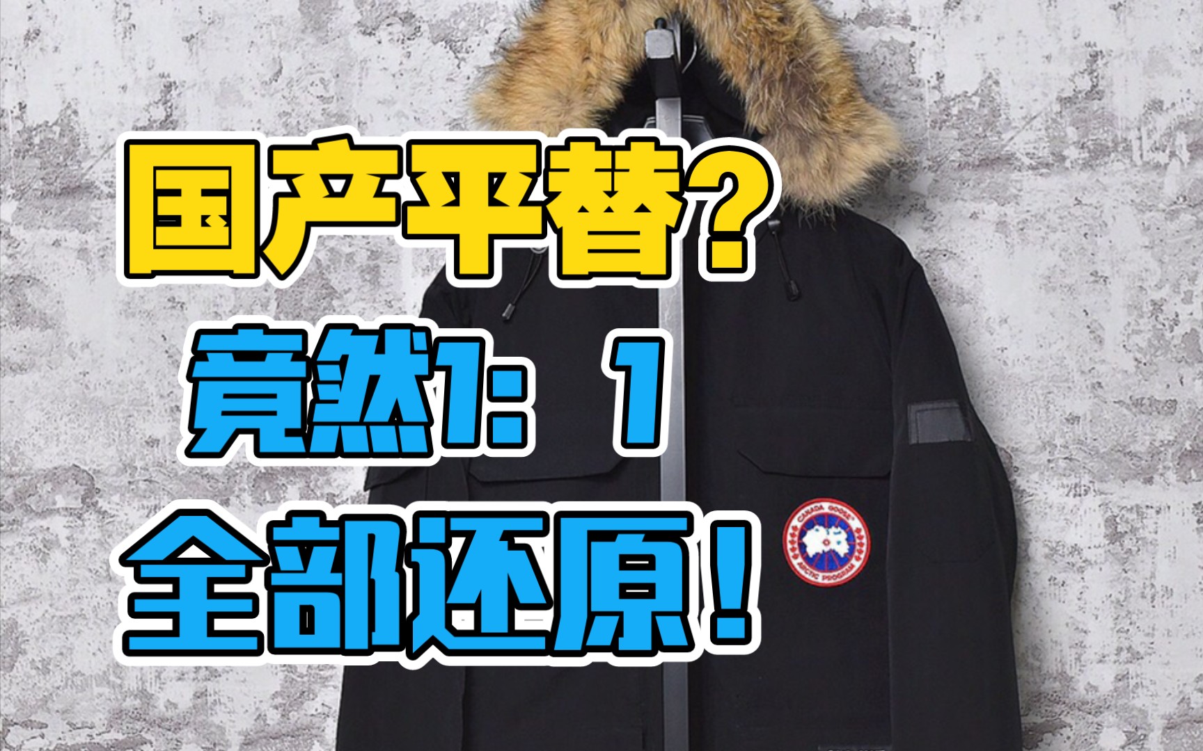 难以置信!国产技术的加拿大鹅羽绒服,竟然毫无破绽,居然还能防水?
