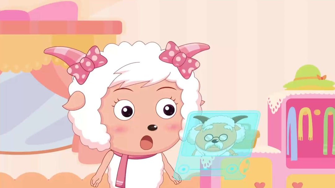 喜羊羊与灰太狼 美羊羊与村长的视频通话