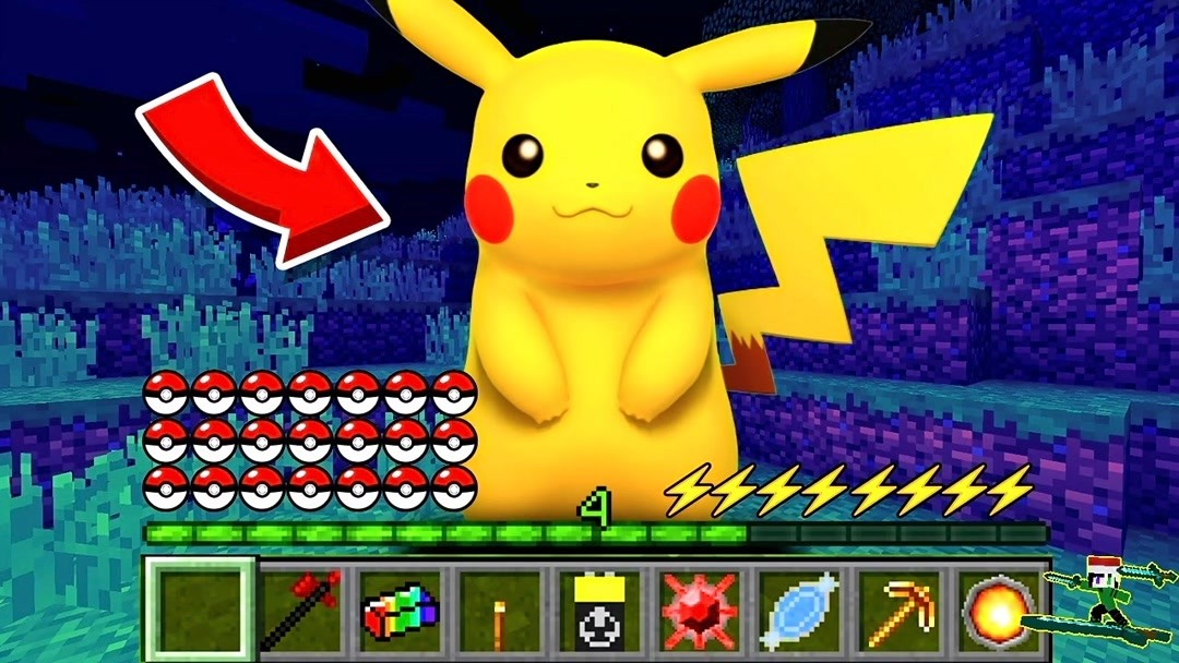 游游解说我的世界,变身皮卡丘跳极乐净土?搞笑版