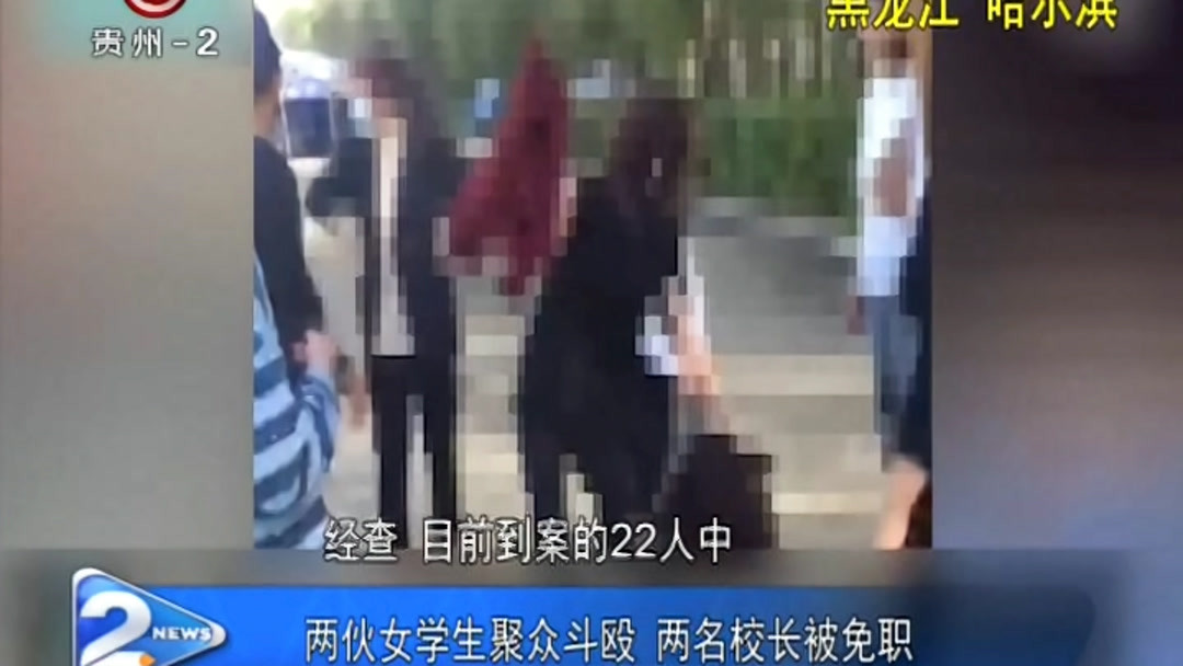 两伙女学生聚众斗殴 两名校长被免职