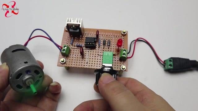 用NE555制作大功率PWM电路,电机调速,LED调光都可以轻松实现