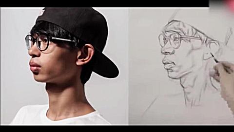 素描图片大全简单漂亮素描基础入门教程素描cut手绘视频: 想知道人物...