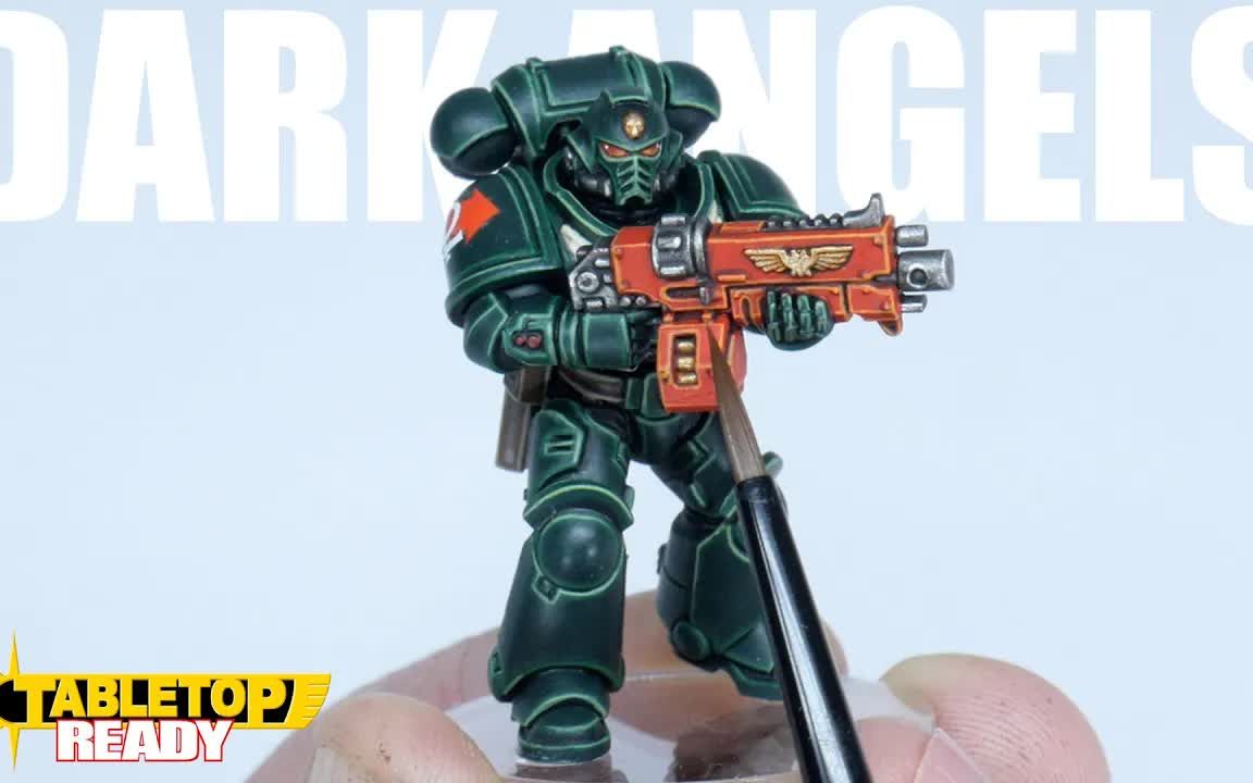 【嗯翻熟肉】如何涂装黑暗天使配色的星际战士