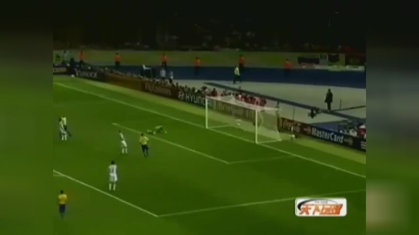 卡卡世界杯唯一进球,一秒钟诠释奇迹