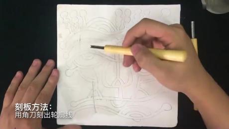 石膏板浮雕的制作方法