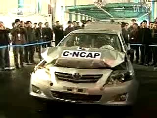 一汽丰田卡罗拉正面100%重叠刚性壁障碰撞试验完成