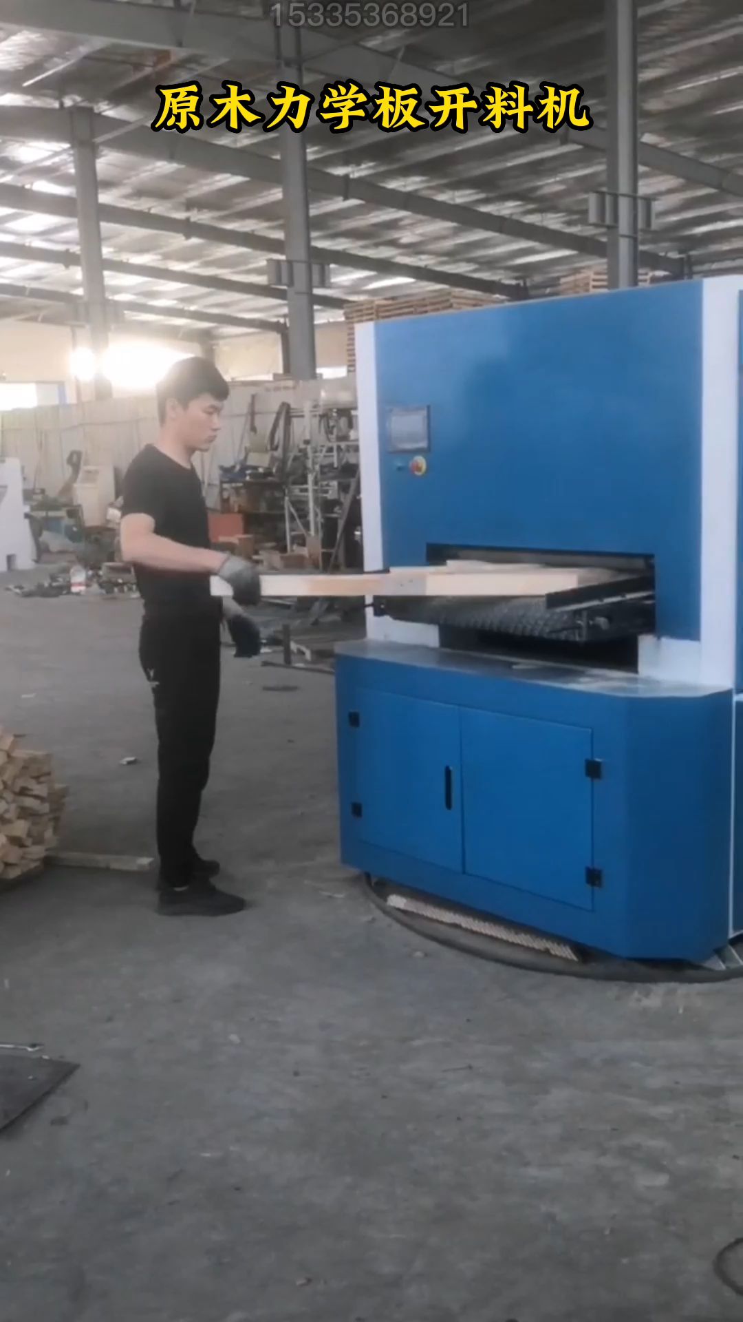原木力学板开料机 实木门静音板生产设备