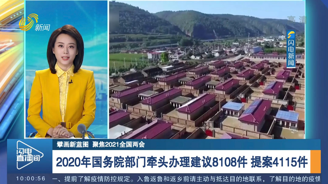   2020年国务院部门牵头办理建议8108件 提案4115件