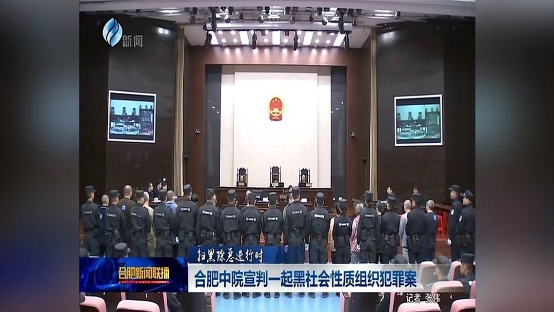   合肥中院宣判一起黑社会性质组织犯罪案