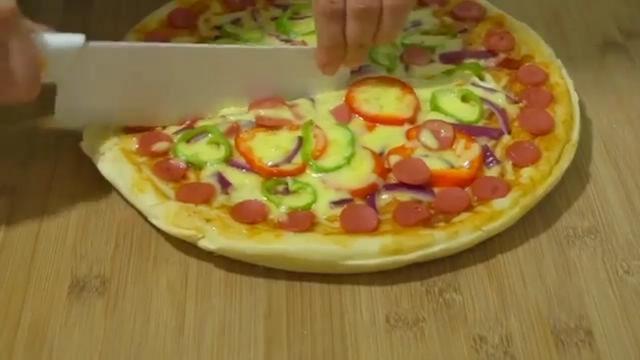 家庭版披萨,简单又好吃,孩子都很喜欢吃
