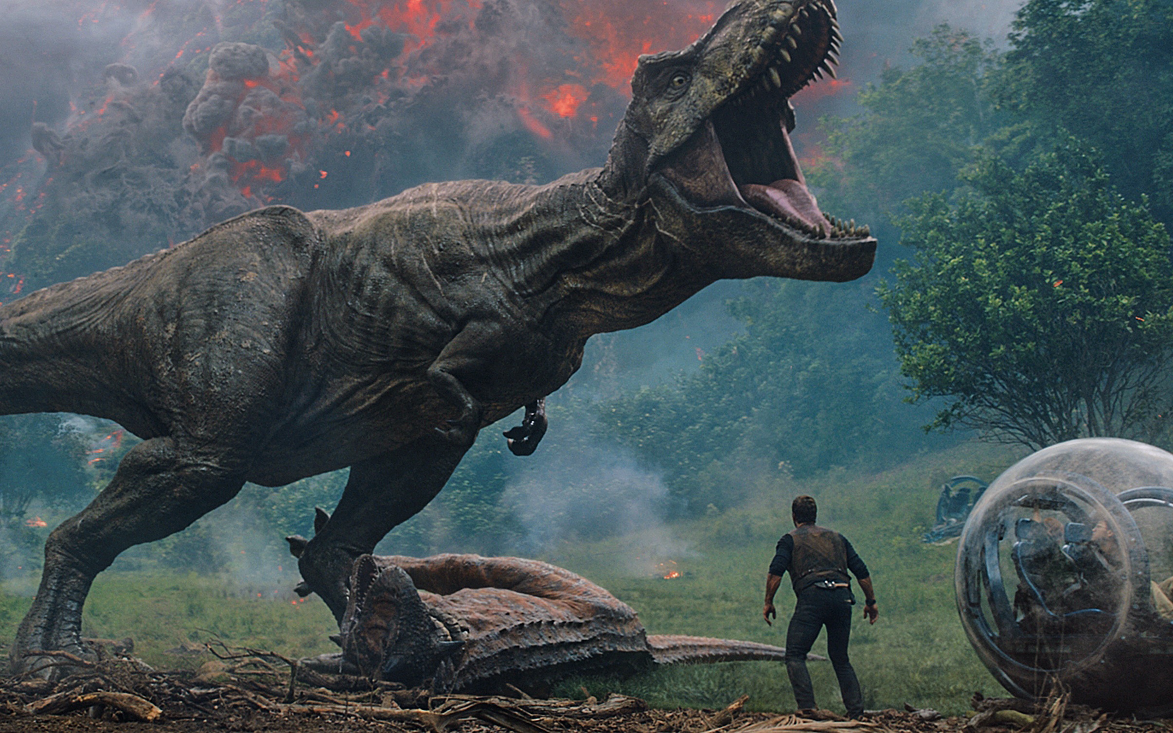 ...恐龙的世界!来说说在电影侏罗纪系列中,你印象最深刻的是哪个片段?