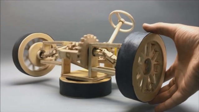 牛人打造汽车模型,让你更直观的了解汽车运转原理