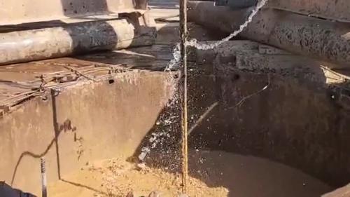 64米为客户埋了几个月的锤,成功打捞出水,又一个全新的成功案例!