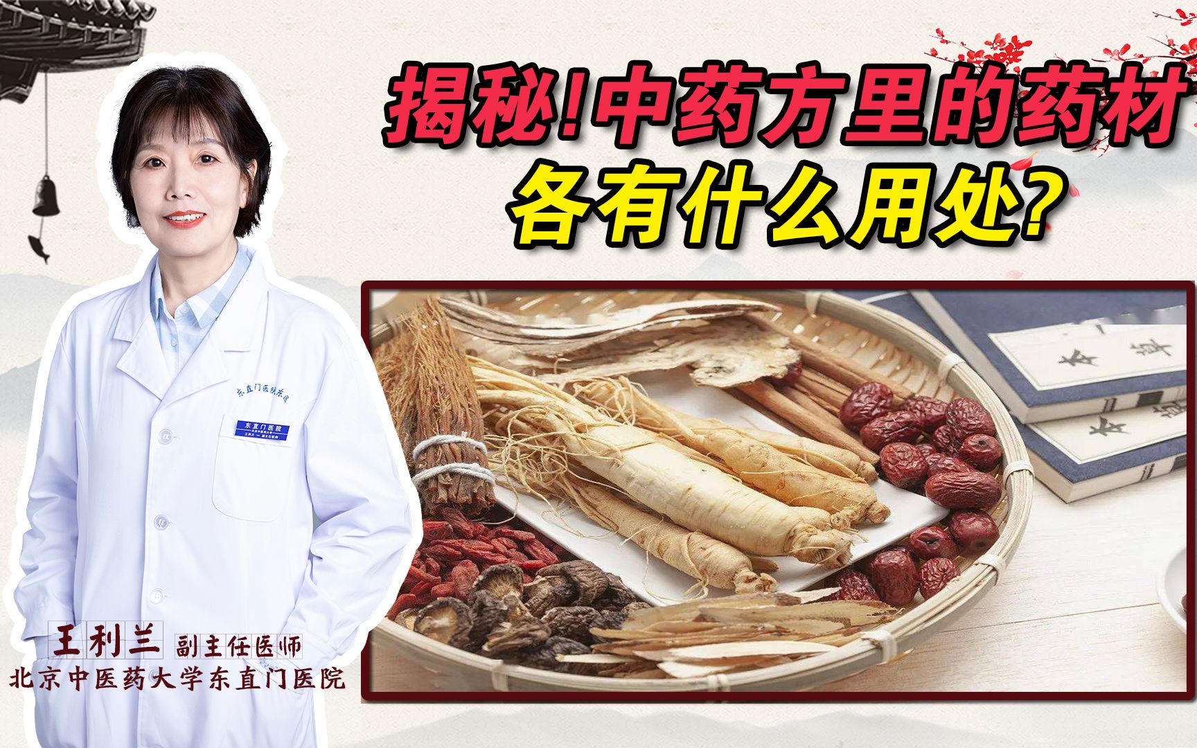 揭秘!中药方里的药材 各有什么用处?