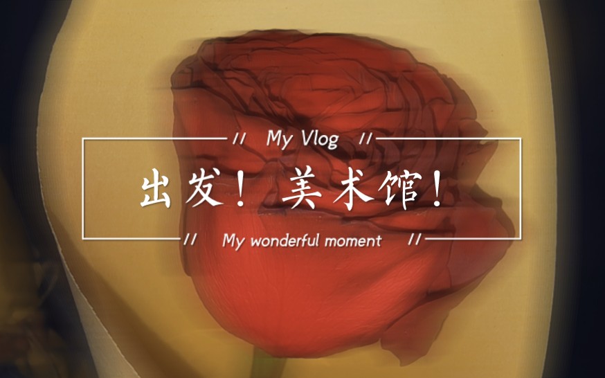 和HH的美术馆一日游,真是好久没见了呜呜呜～